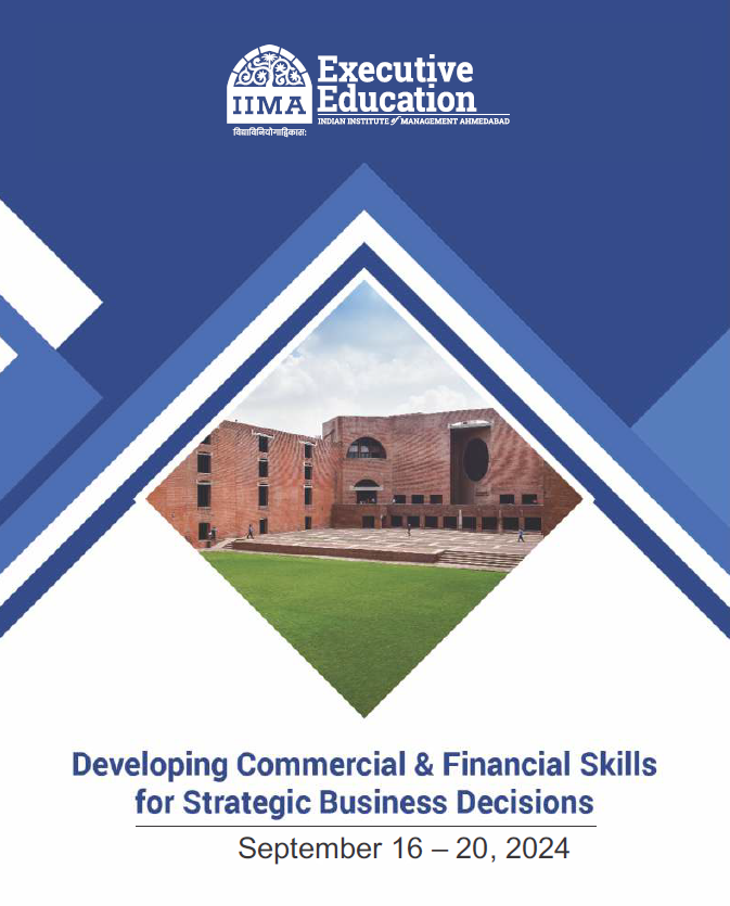Developing Commercial and Financial Skills For Strategic Business Decisions | IIMA